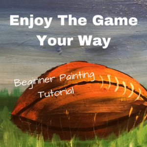Football Beginner Painting Tutorial - Painting With Acrylics 101